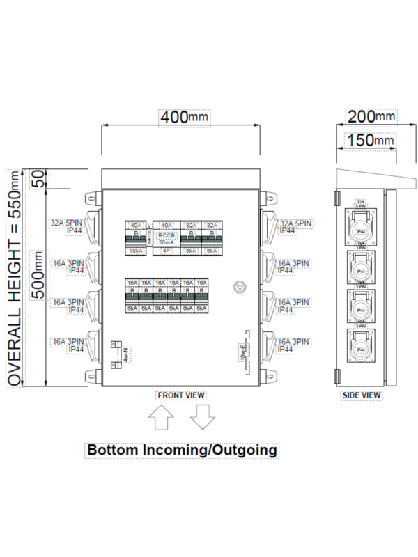 40A Temporary Panel with Roof – Swift EcoPower Pte Ltd